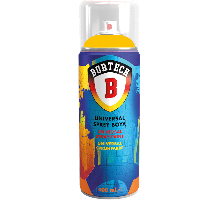 Burtech Universal Trafik Sarı Sprey Boya - Calstore